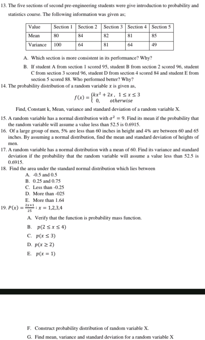 13 The five sections of second | StudyX