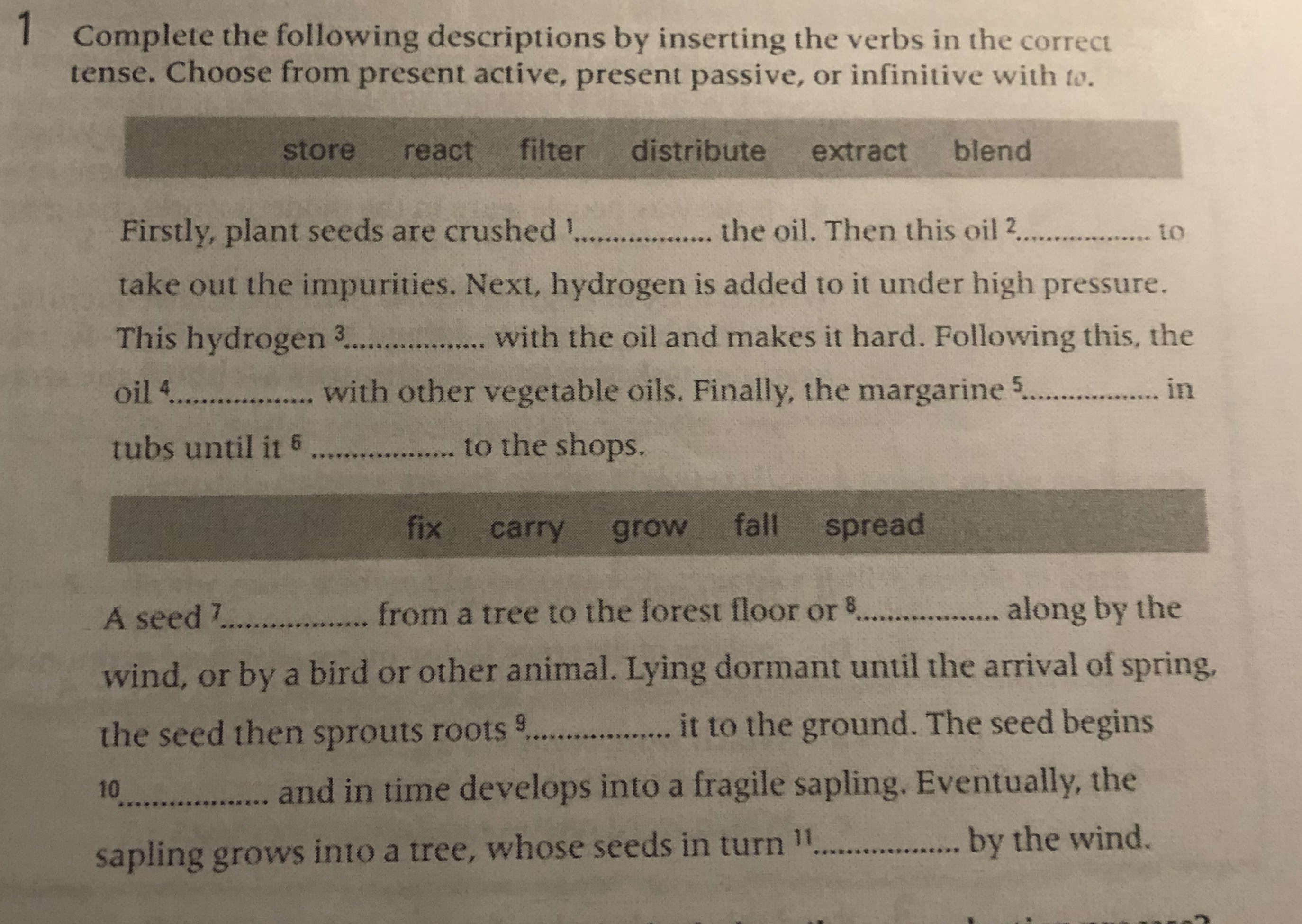 1 Complete the following descriptions by | StudyX