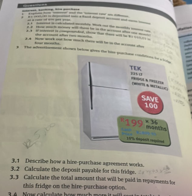 3 The advertisement shown below gives the | StudyX