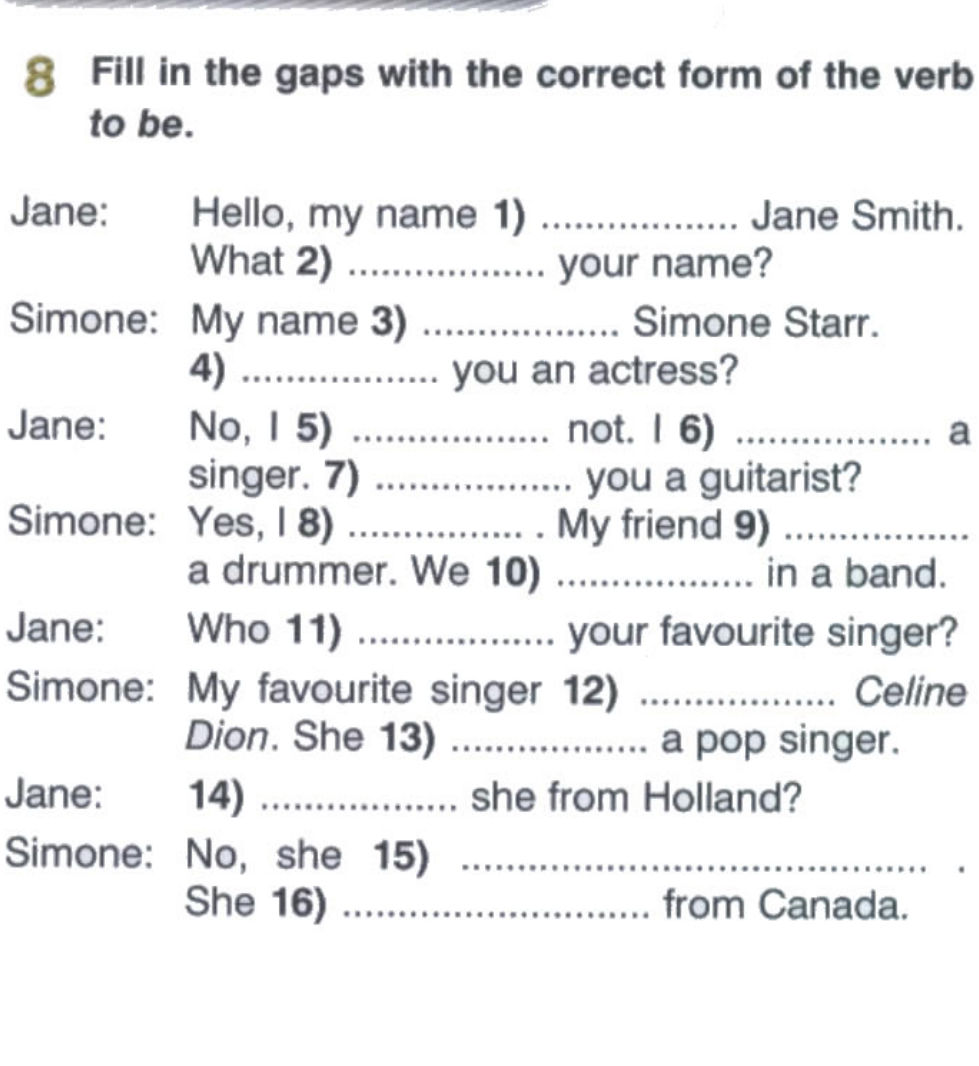 8 Fill in the gaps with the correct form of | StudyX