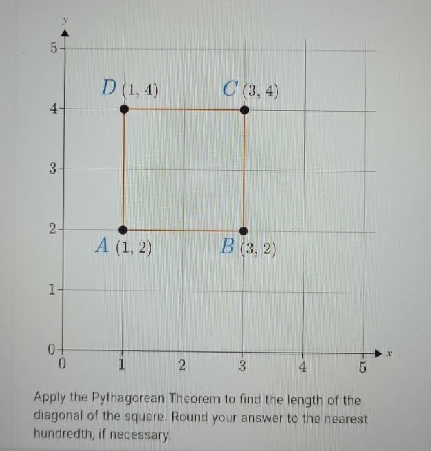 Apply the Pythagorean Theorem to find the | StudyX