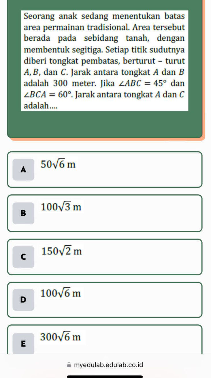 Seorang anak sedang menentukan batas area | StudyX