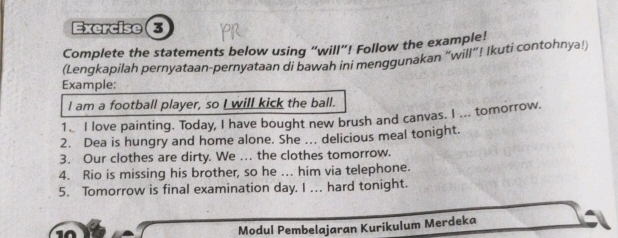 Exercise 3 Complete the statements below | StudyX