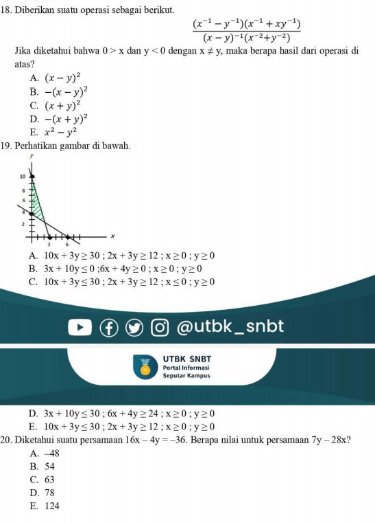 18 Diberikan suatu operasi sebagai berikut | StudyX