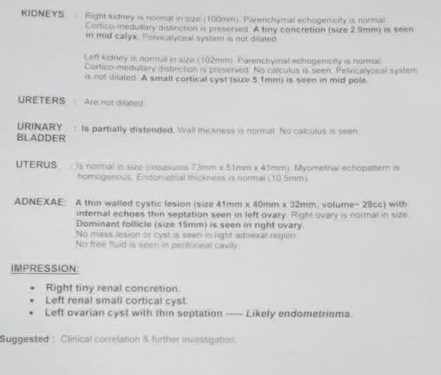 KIDNEYS Right kidney is normal in size | StudyX