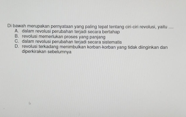 Di bawah merupakan pernyataan yang paling | StudyX