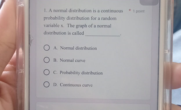 1 A normal distribution is a continuous | StudyX