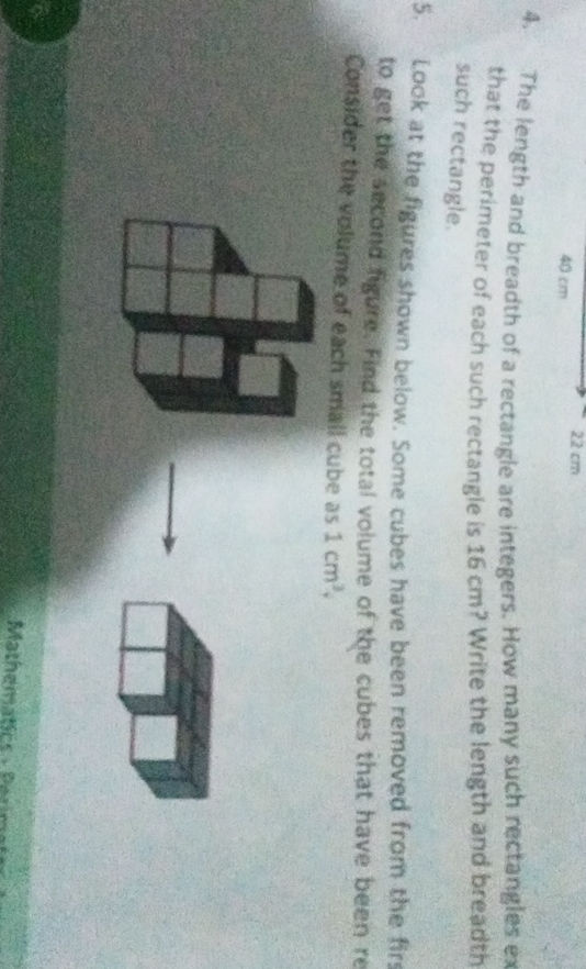 4 The length and breadth of a rectangle are | StudyX