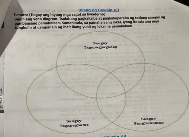 Panuto (Ilagay ang inyong mga sagot sa | StudyX