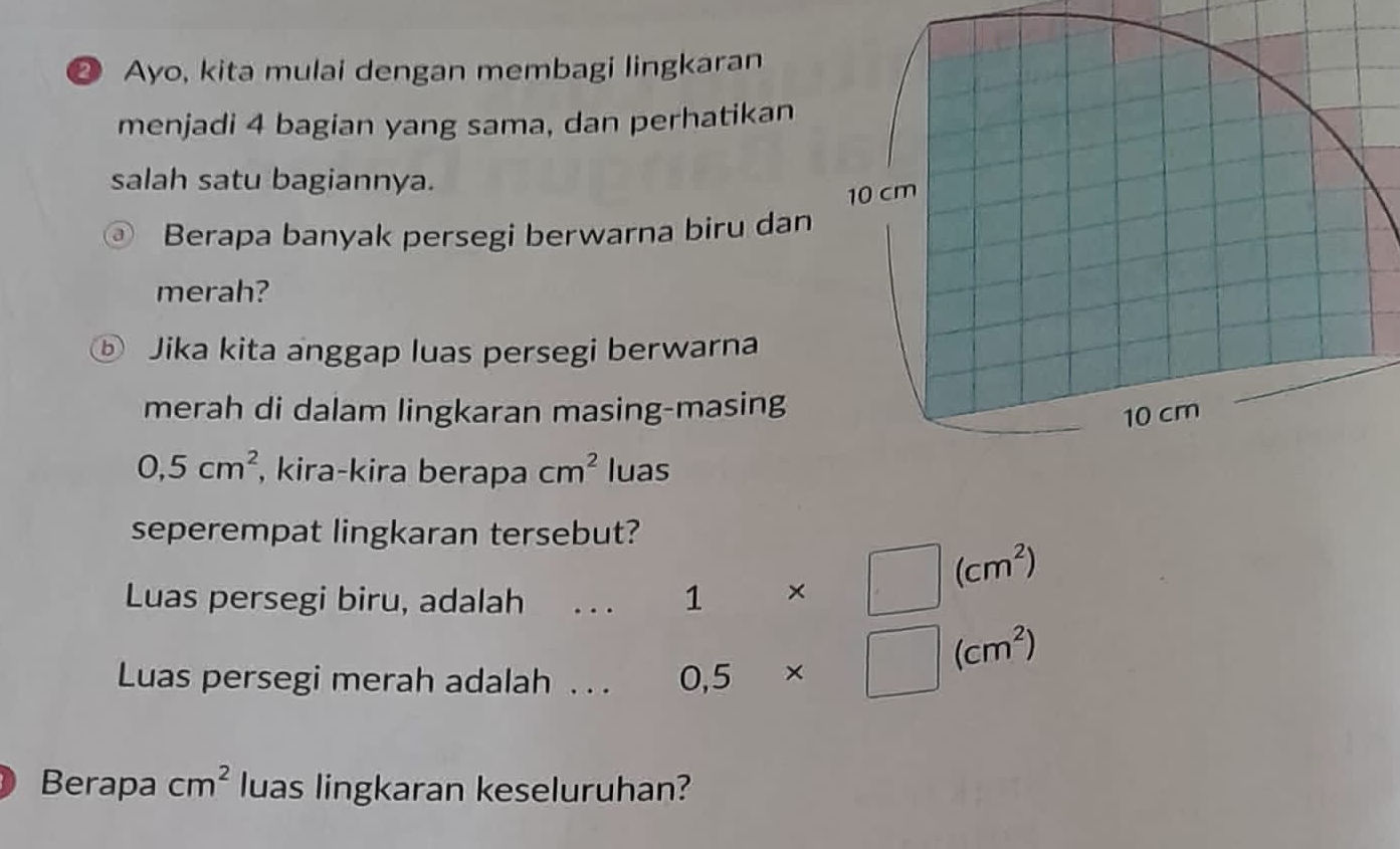 Ayo kita mulai dengan membagi lingkaran | StudyX