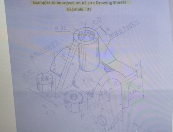Examples to be solved on A2 size Drawing | StudyX