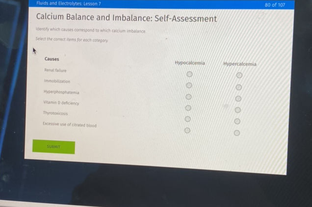 Calcium Balance and Imbalance | StudyX