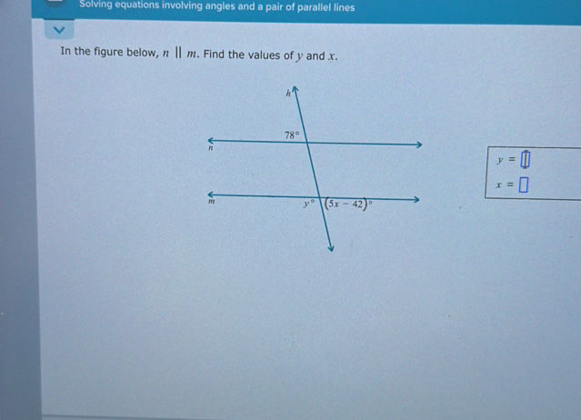 Solving equations involving angles and a | StudyX
