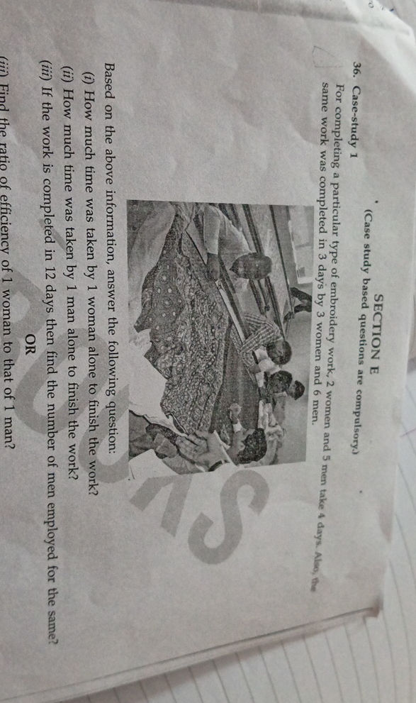 36 Case-study 1 (Case study based questions | StudyX