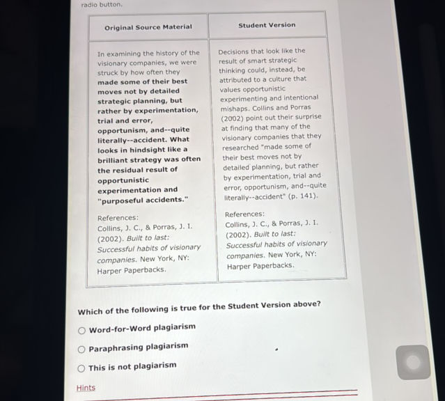 Original Source Material In examining the | StudyX