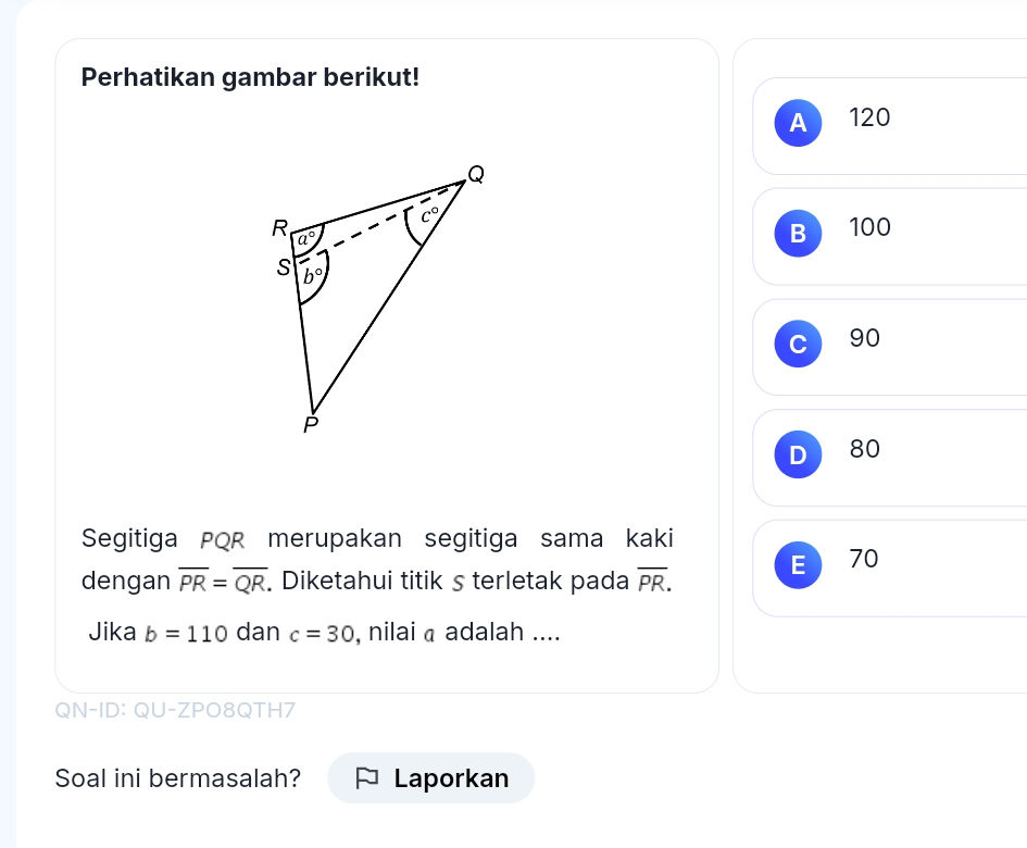 Perhatikan gambar berikut R S a b C P Q | StudyX