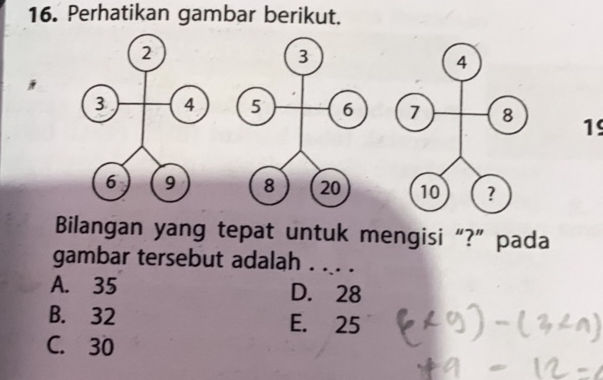 16 Perhatikan gambar berikut 2 3 4 3 4 5 6 7 | StudyX