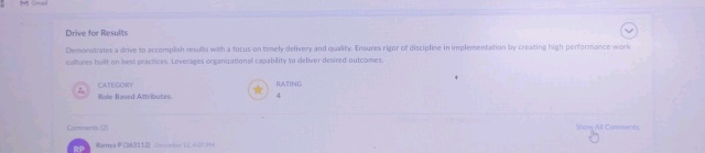 Drive for Results Demonstrates a drive to