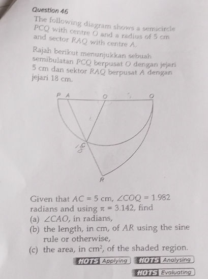 Question 46 The following diagram shows a | StudyX