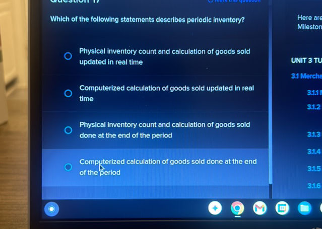 Which of the following statements describes | StudyX