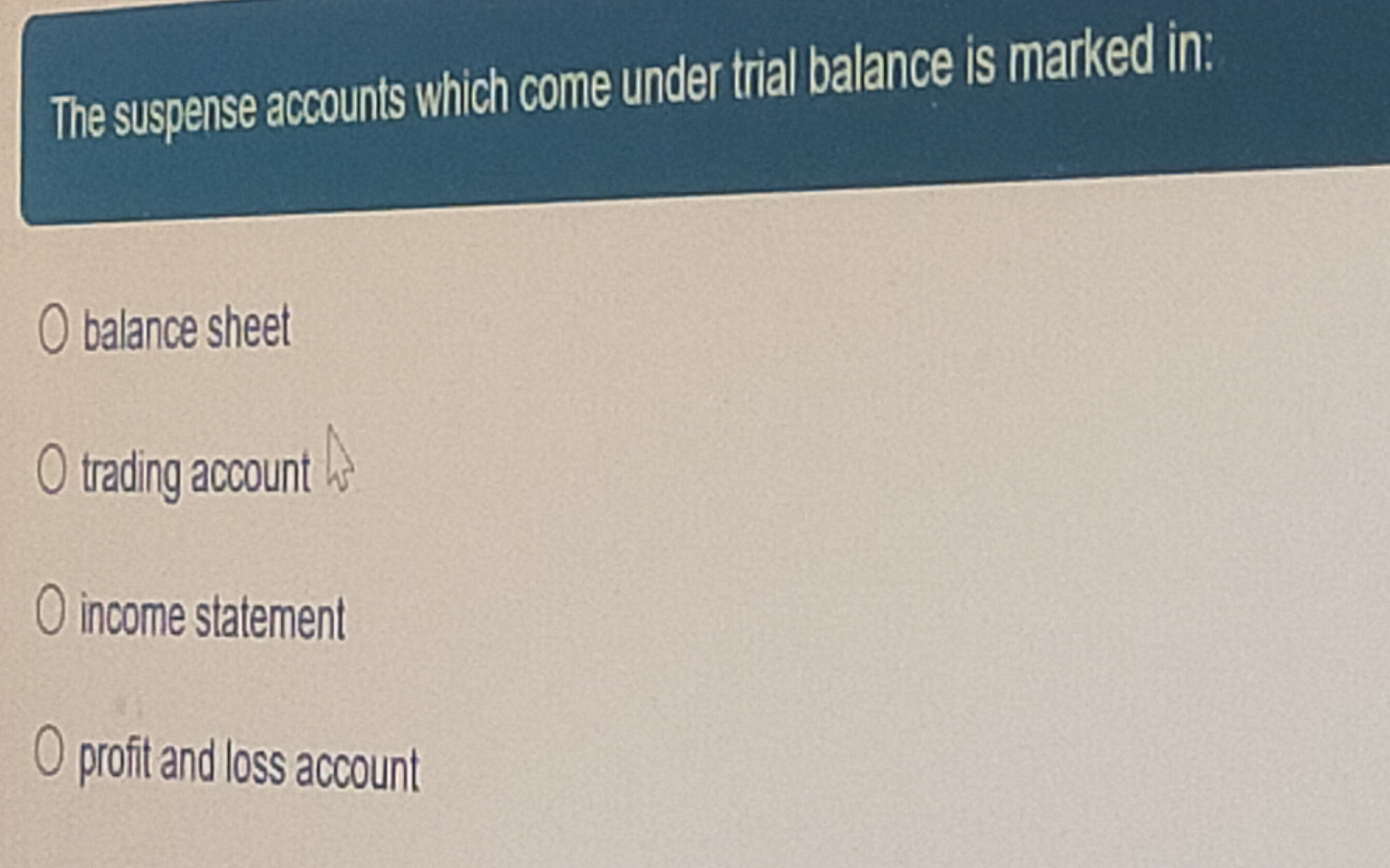 The suspense accounts which come under trial | StudyX