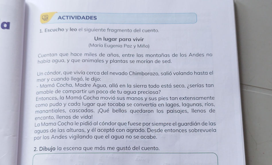 1 Escucho y leo el siguiente fragmento del | StudyX