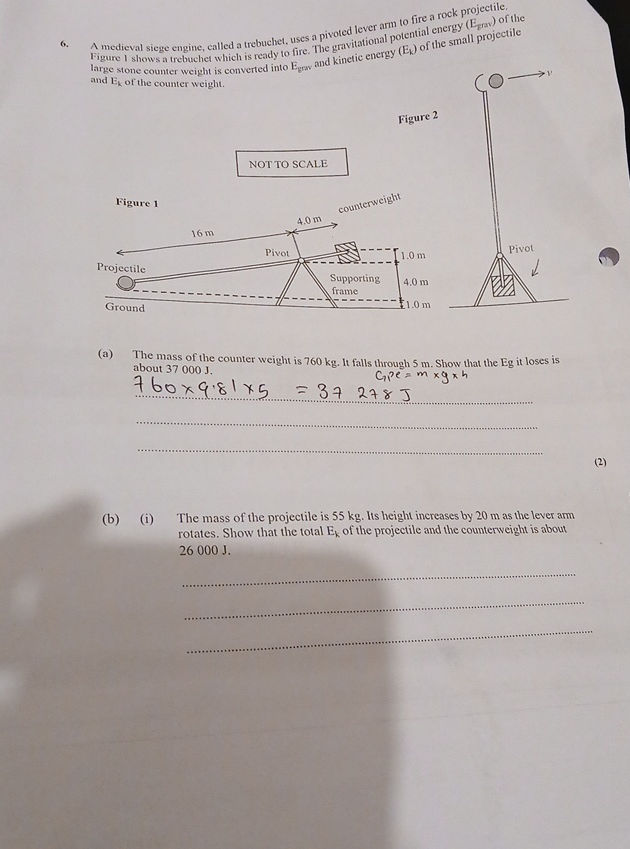 6 A medieval siege engine called a trebuchet | StudyX