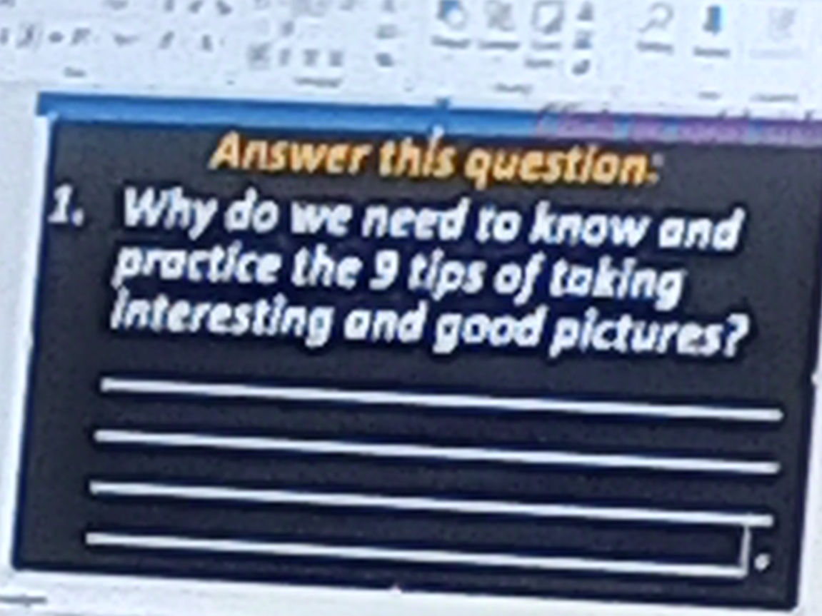 Answer this question 1 Why do we need to | StudyX