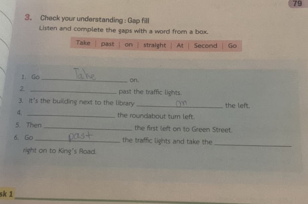 3 Check your understanding Gap fill Listen | StudyX