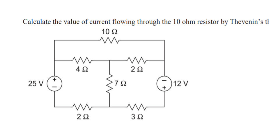 Calculate the value of current flowing | StudyX
