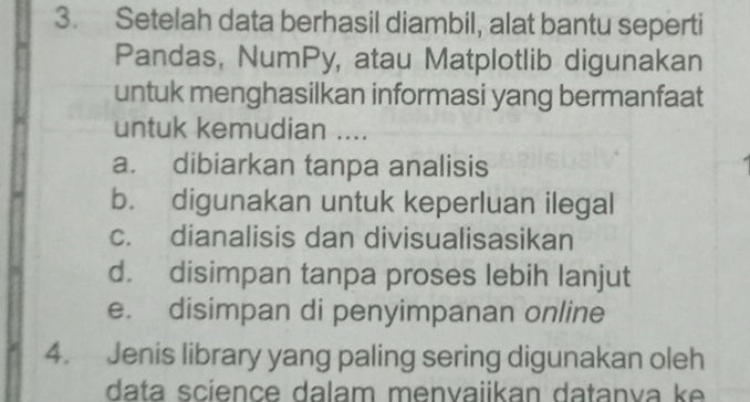 3 Setelah data berhasil diambil alat bantu | StudyX