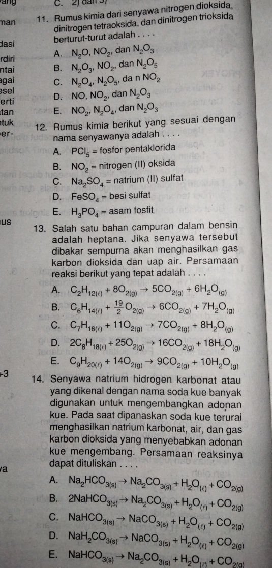 11 Rumus kimia dari senyawa nitrogen | StudyX