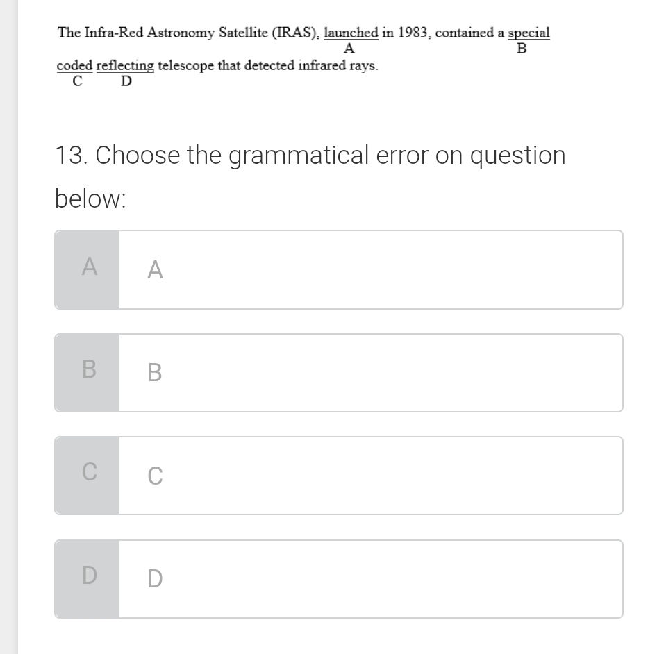 The Infra-Red Astronomy Satellite (IRAS) | StudyX