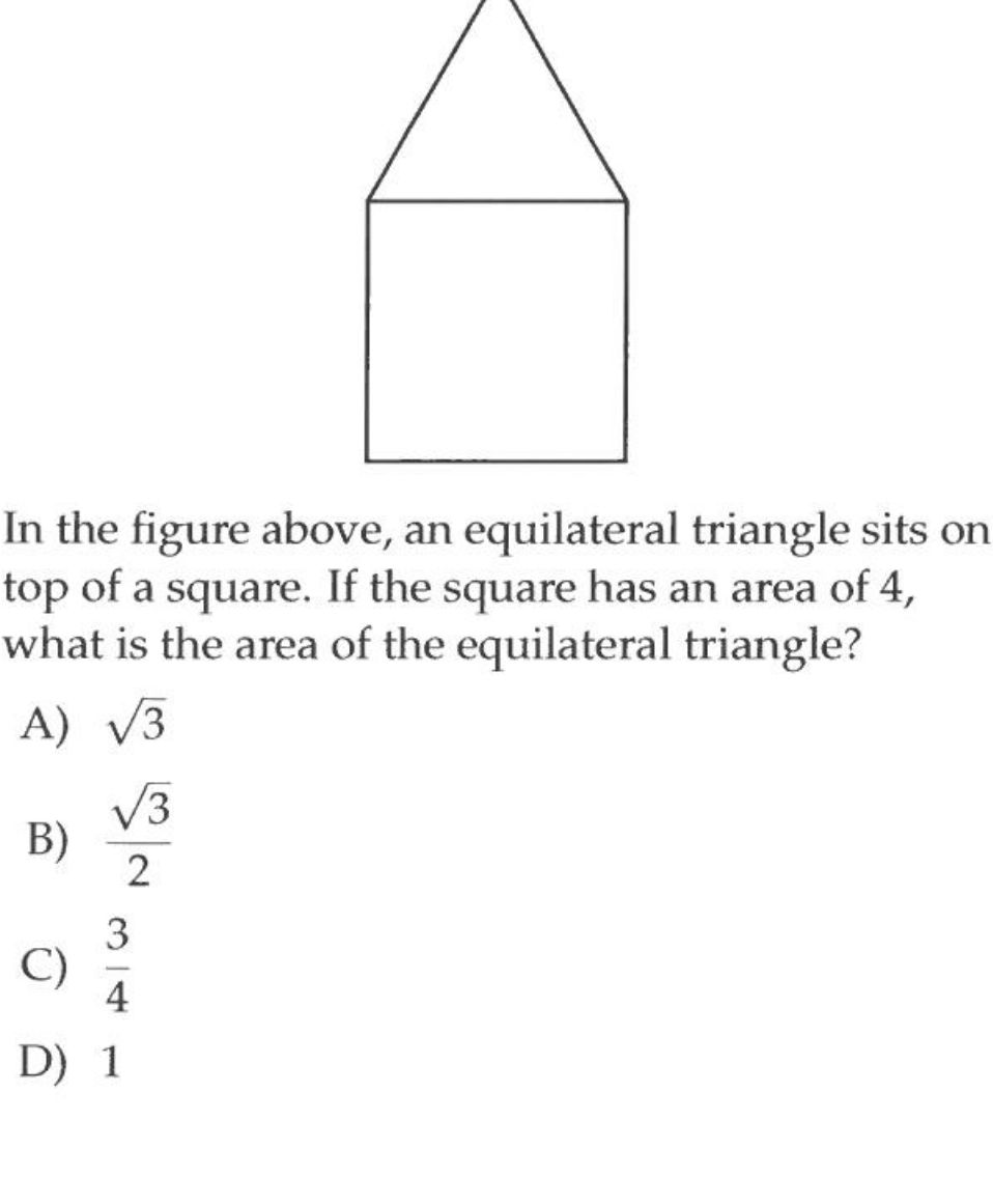 In the figure above an equilateral triangle | StudyX