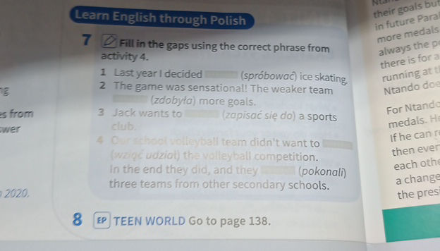 7 Fill in the gaps using the correct phrase | StudyX