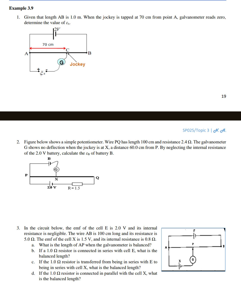 Example 39 1 Given that length AB is 10 m | StudyX
