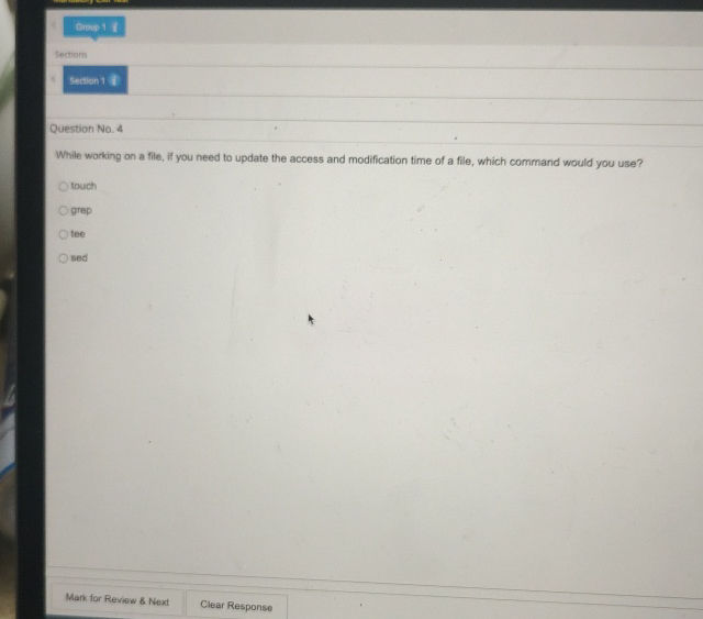 Question No 4 While working on a file if you | StudyX