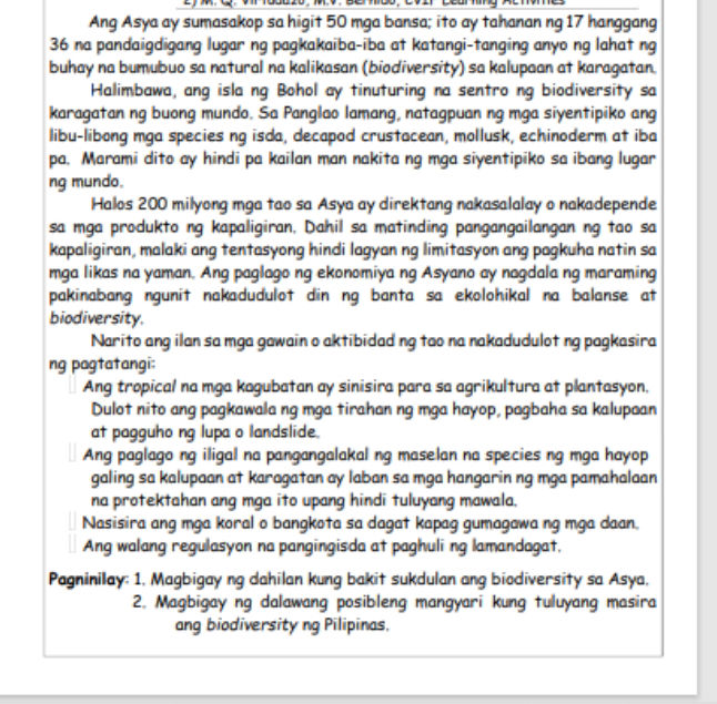 Ang Asya ay sumasakop sa higit 50 mga bansa | StudyX