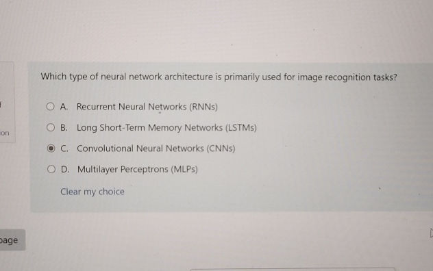 Which type of neural network architecture is | StudyX