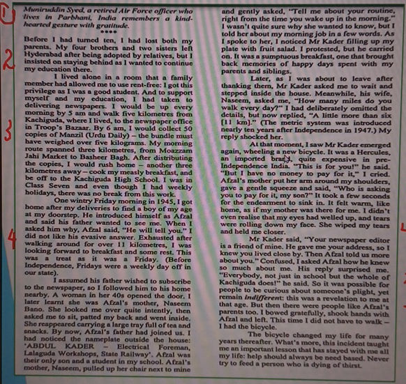 Muniruddin Syed a retired Air Force officer | StudyX