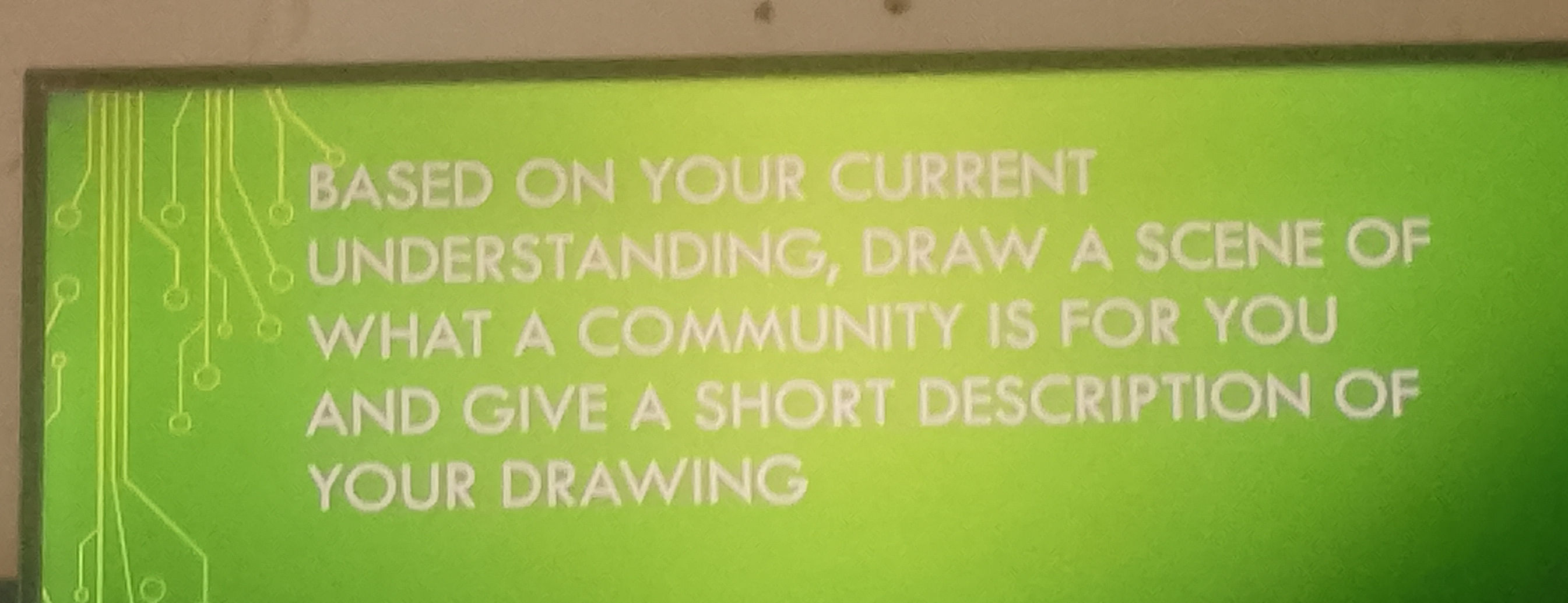 BASED ON YOUR CURRENT UNDERSTANDING DRAW A