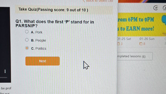 Q1 What does the first P stand for in | StudyX
