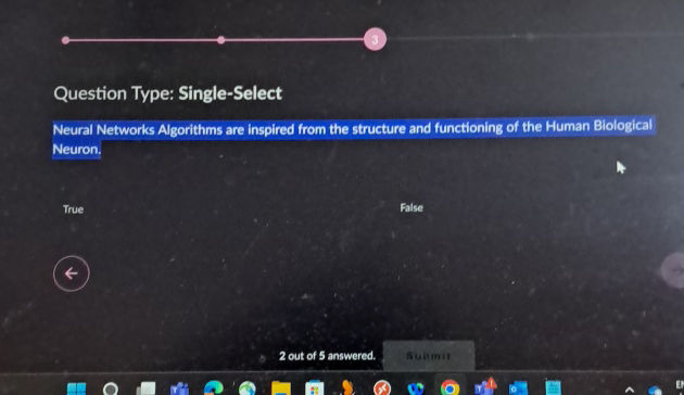 Question Type Single-Select Neural Networks | StudyX