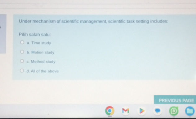 Under mechanism of scientific management | StudyX