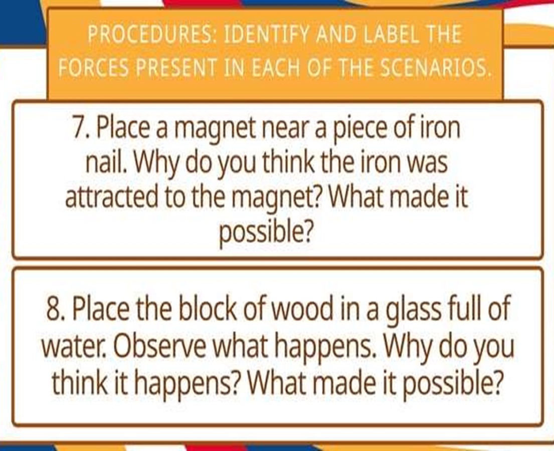 PROCEDURES IDENTIFY AND LABEL THE FORCES | StudyX