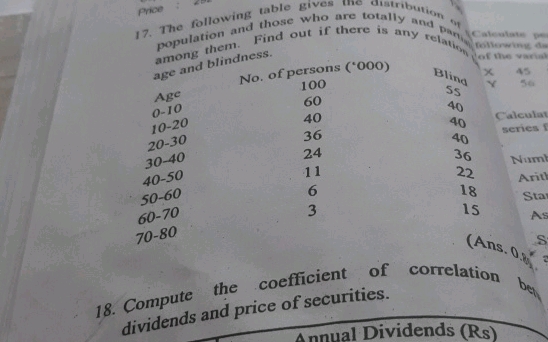 17 The following table gives the | StudyX