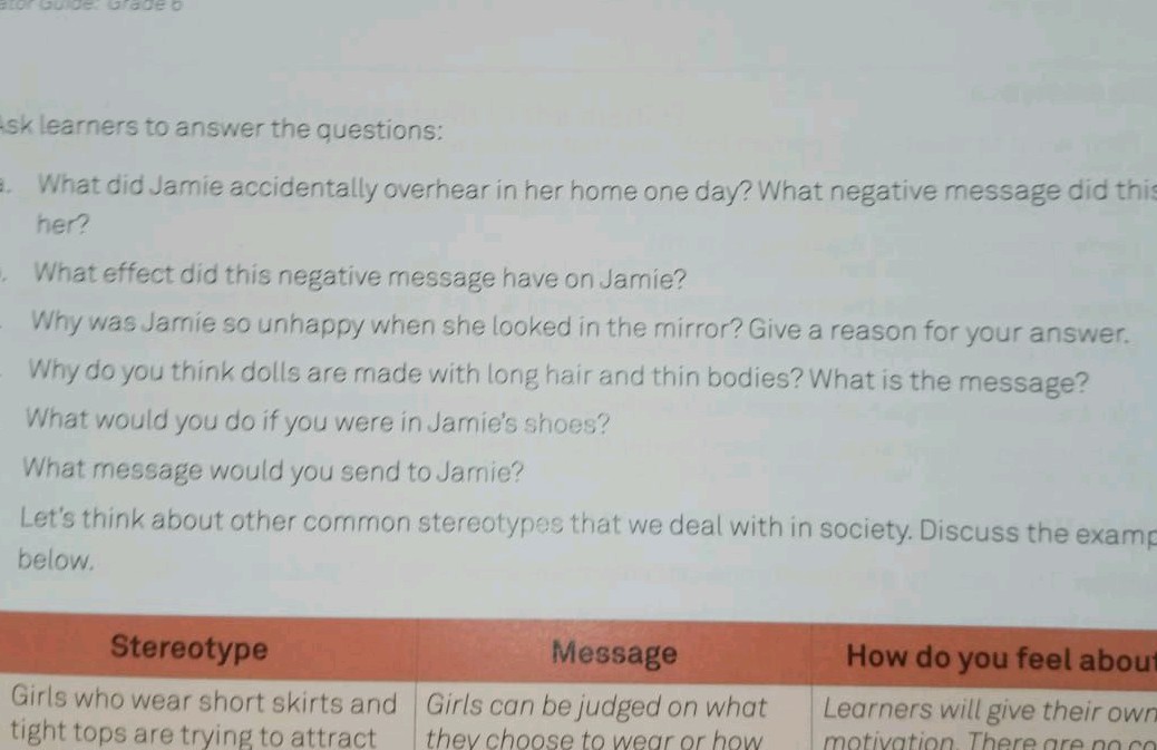 Ask learners to answer the questions a What | StudyX