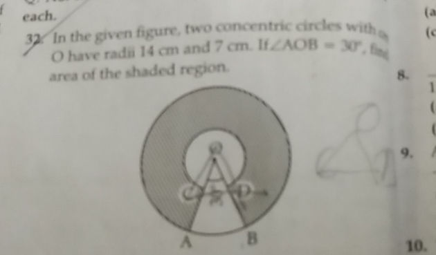 In the given figure two concentric circles | StudyX