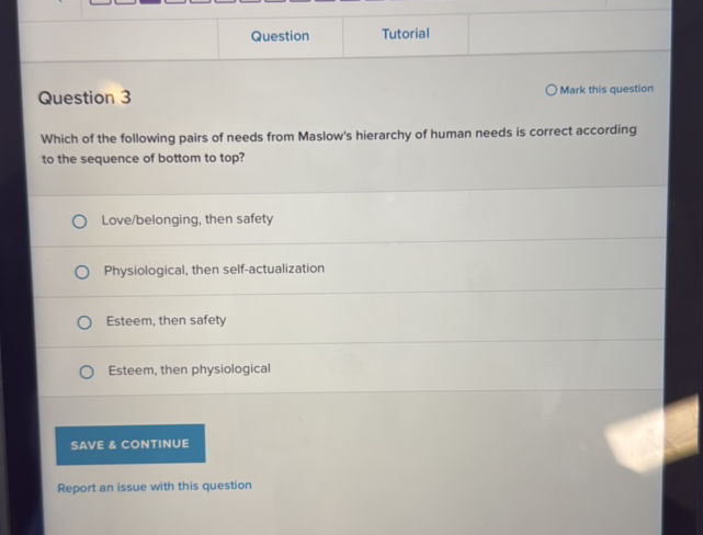 Question 3 Which of the following pairs of | StudyX
