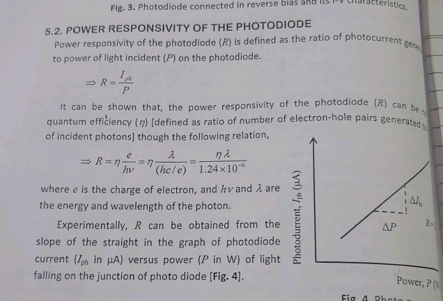 52 POWER RESPONSIVITY OF THE PHOTODIODE | StudyX